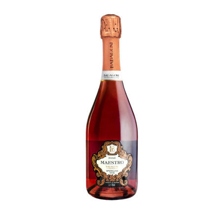 Putojantis vynas BADAGONI MAESTRO Rose Semi-Dry 0,75 l