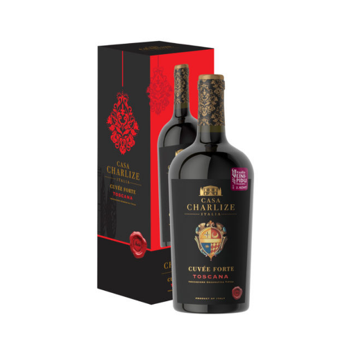 CASA CHARLIZE Cuvee Forte Rosso Toscana IGT (13,5%) 0,75L